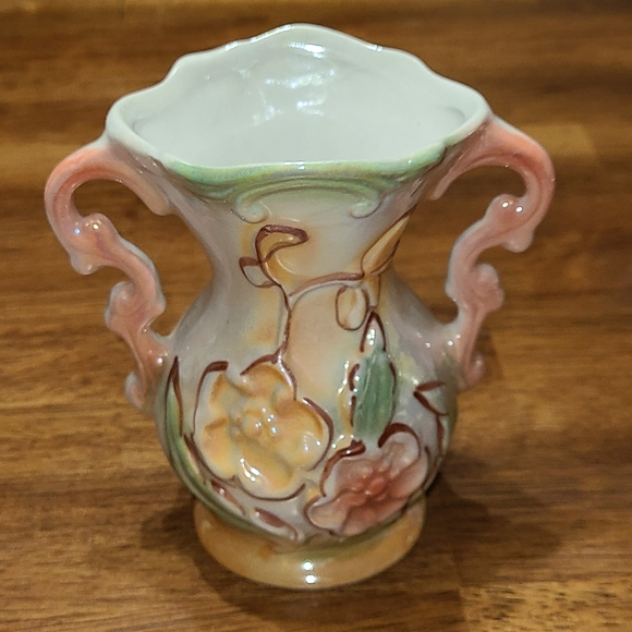 Accents | Vintage Lusterware Floral Vase | Poshmark